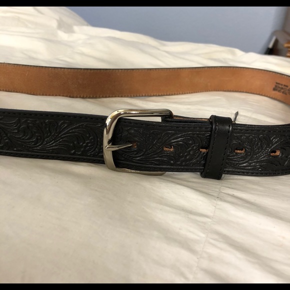 Justin Boots | Accessories | Justin Leather Mens Belt Size 48 | Poshmark